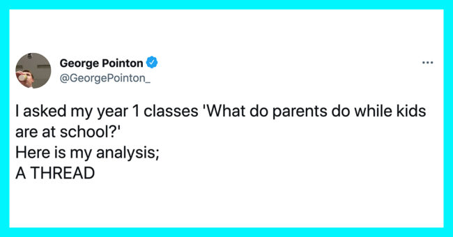 First Grade Teacher Asks Kids What They Think Their Parents Do While ...