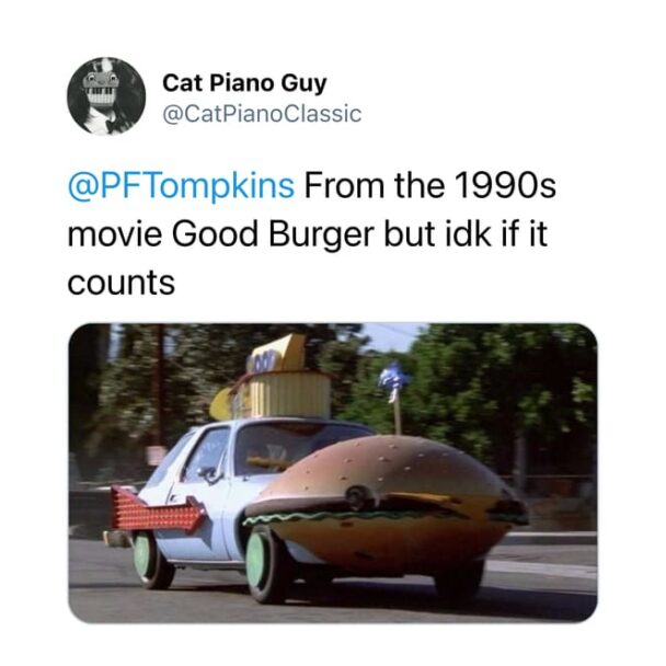 Twitter Is Responding To A Viral Challenge To Find Food Shaped Vehicles ...