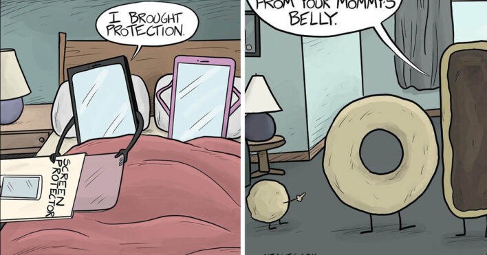 Cartoonist Needs Only A Single Panel To Land Perfect Jokes — 45 Clever ... Cartoonist Needs Only A Single Panel To Land Perfect Jokes — 45 Clever ...