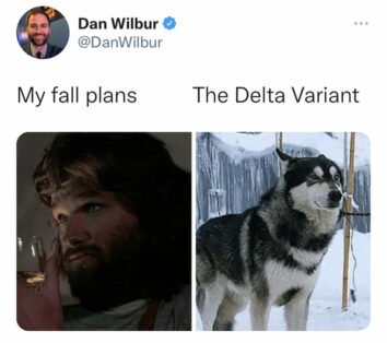 There Are Just Too Many Hilarious “Fall Plans Vs. Delta Variant" Memes ...