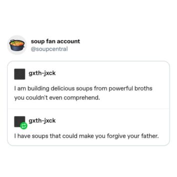 The Twitter Group "Soup Central" Is For Soup Fans Entering Their ...