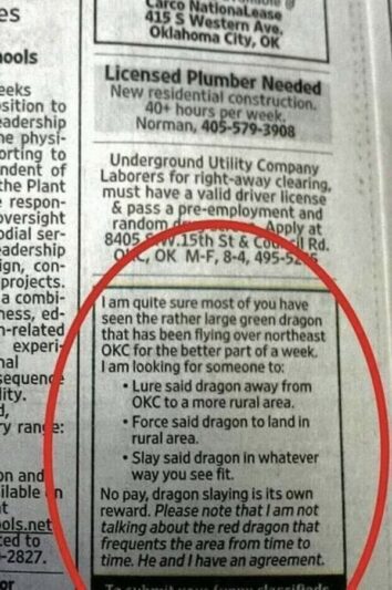 Funny Help Wanted Signs Worth A Look Regardless Of Your Employment (17 ...