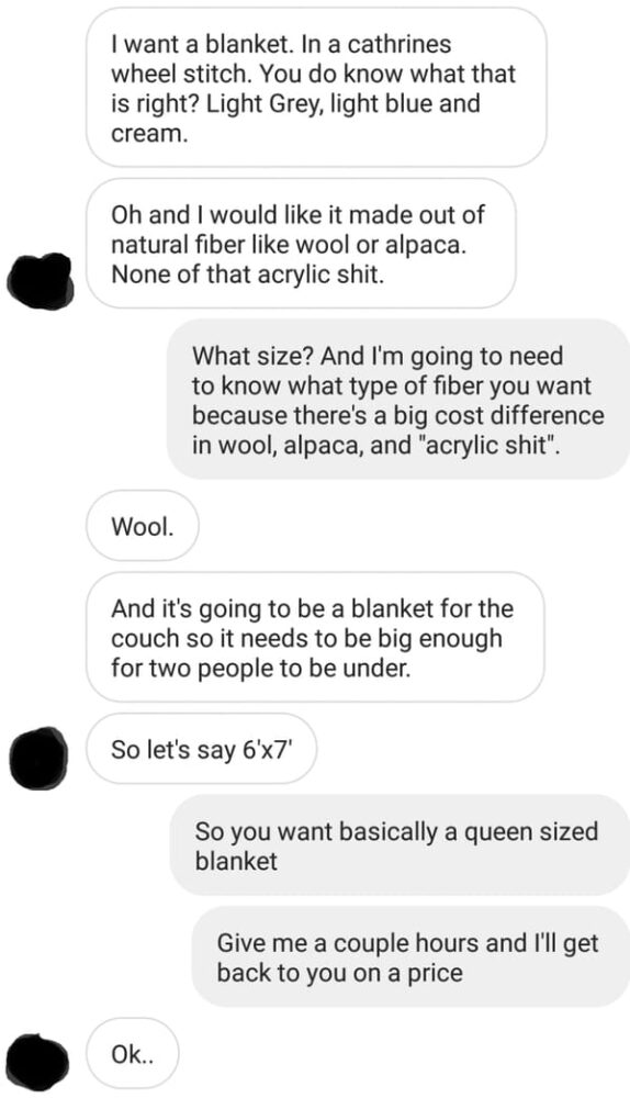 Artists Are Sharing Rude Messages They've Gotten From Choosy Beggars ...