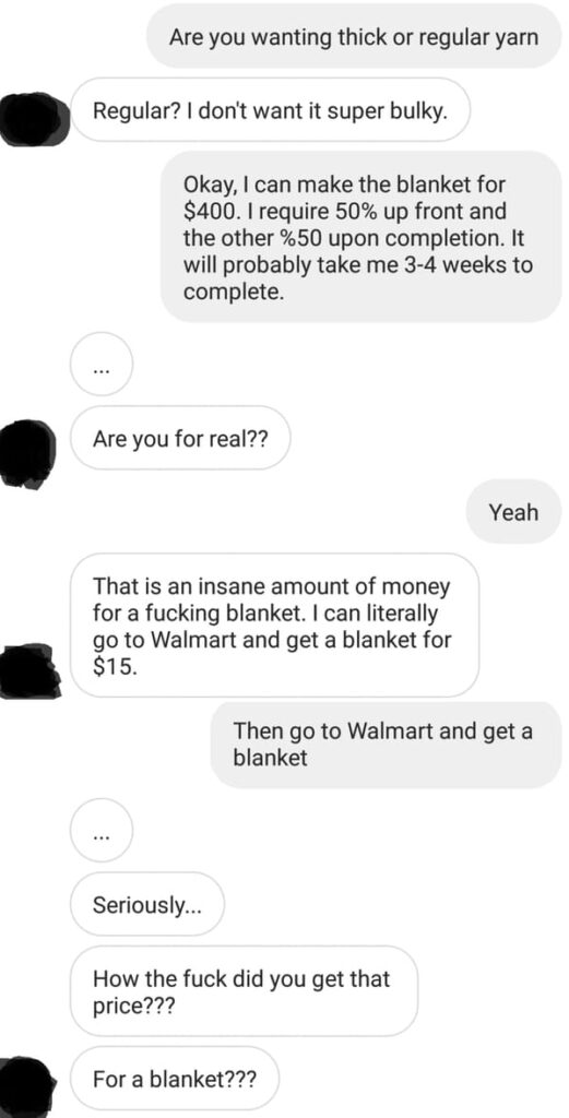 Artists Are Sharing Rude Messages They've Gotten From Choosy Beggars ...