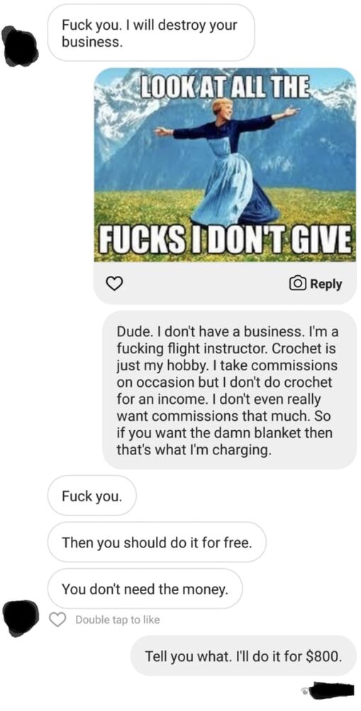 Artists Are Sharing Rude Messages They've Gotten From Choosy Beggars ...