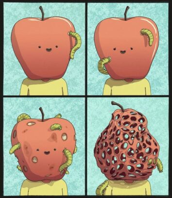 30 Twisted Comics With A Dark Sense Of Humor From Hunter Scheiderer