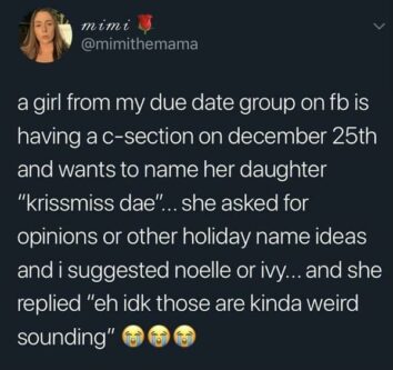 45 Funny "Unique" Baby Names Getting Roasted By This Reddit Group ...