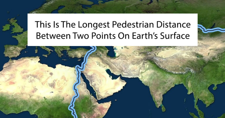 This Guy Mapped The Longest Walkable Distance On Earth, In Case You ...