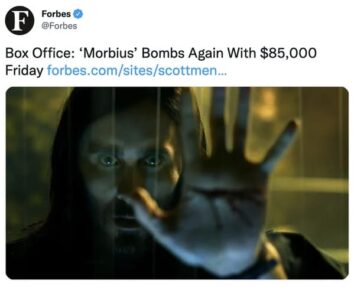 'Morbius' Gets Re-Released Thanks To Memes, But Bombs Again Because ...
