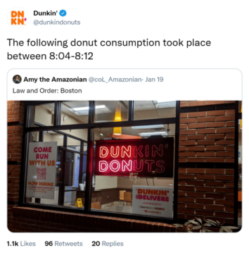 The Dunkin' Donuts Twitter Account Is Pretty Dang Funny (26 Tweets)