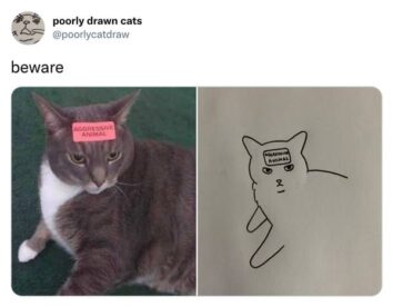 25 "Poorly Drawn Cats" That Are Somehow Better Than The Actual Picture