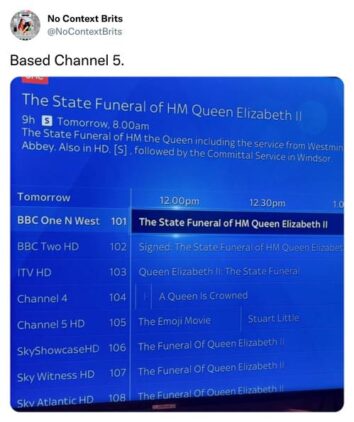 Twitter Account Shares How Some Brits Are Handling The Queen’s Passing ...