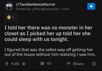 30 Creepy Two-Sentence Horror Stories Guaranteed To Give You The Heebee ...