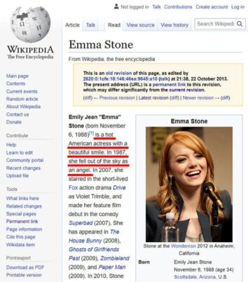 50 Funny Times People Vandalized Wikipedia With Hilarious Edits