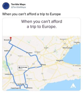 These Maps Aren’t Helpful Unless You’re Looking For A Laugh (25 ...