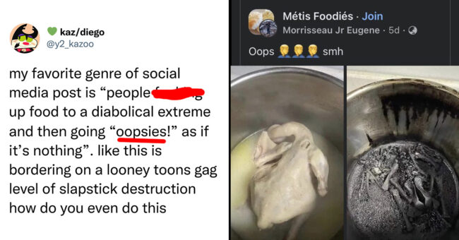 Twitter Users Share Their Biggest Food 'Oopsies' Resulting In ...