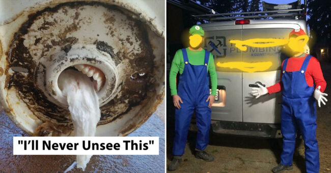 25 Funny Plumbing Pictures Demonstrating The Unpredictable Nature Of ...