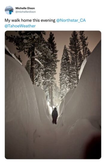25 Unreal Pictures Of The 15-Foot Record Snowfall In California Right Now