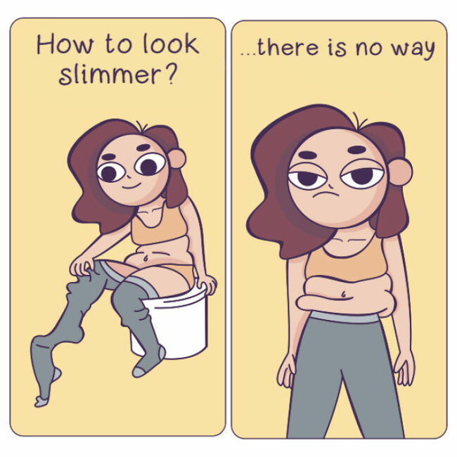 35 Funny Comics About This Problems Girls Face Every Day By Hanna Bloome