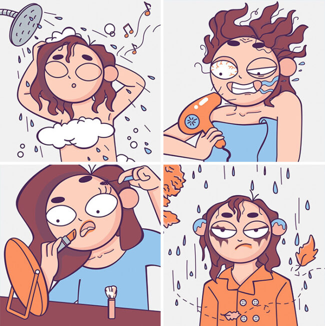 35 Funny Comics About This Problems Girls Face Every Day By Hanna Bloome