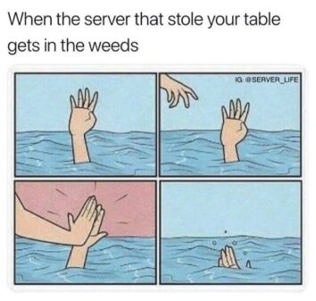 40+ Funny Server Memes For Any Restaurant Worker Who Has Ever Cried In ...