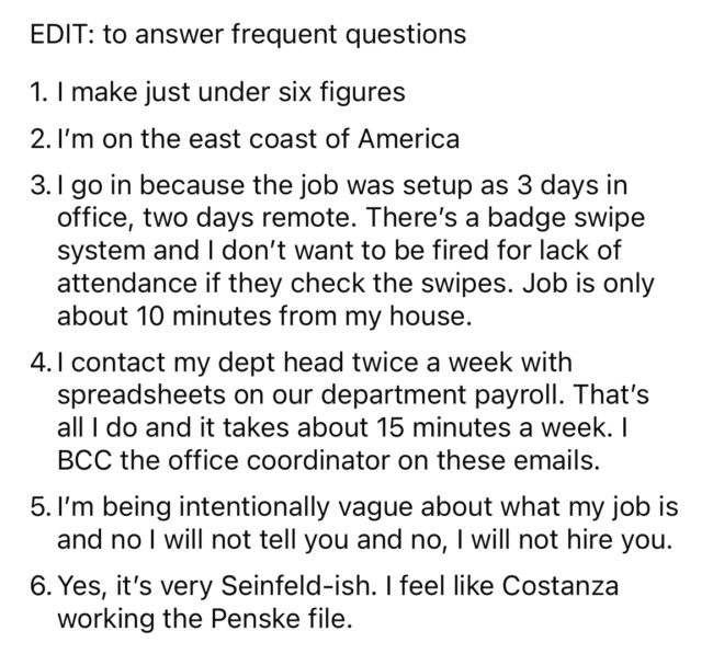 Lucky Worker Becomes Ghost Employee After Boss Gets Fired