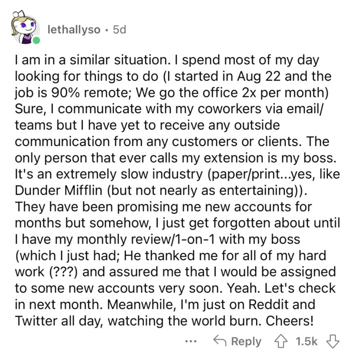 Lucky Worker Becomes Ghost Employee After Boss Gets Fired