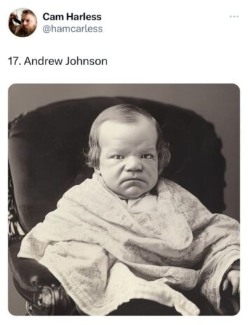 Artist Uses AI To Reimagines Every U.S. President As An 'Elderly Baby ...