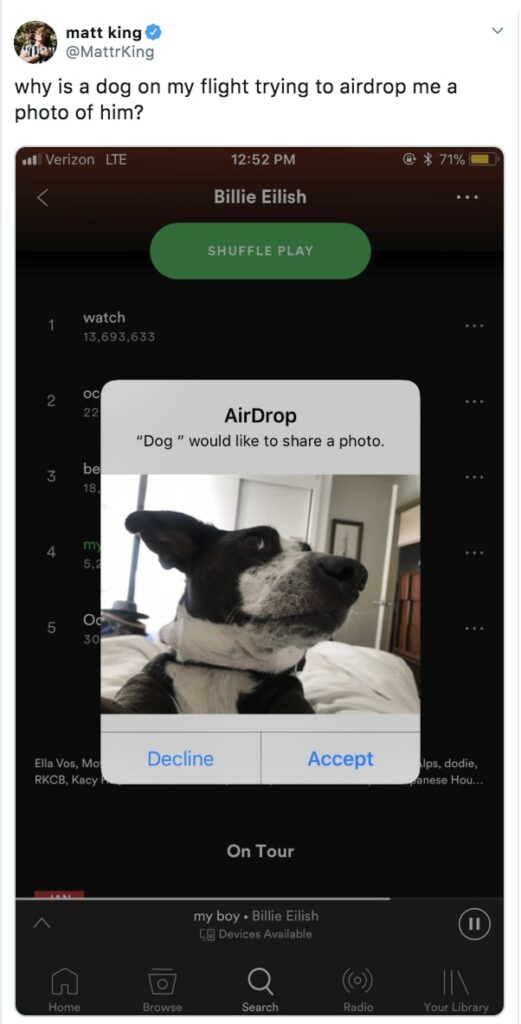 35 Times People Got Hilariously Trolled By AirDrops From Strangers