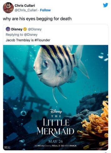 The Live-Action "Little Mermaid" Flounder Is Getting Hilariously ...