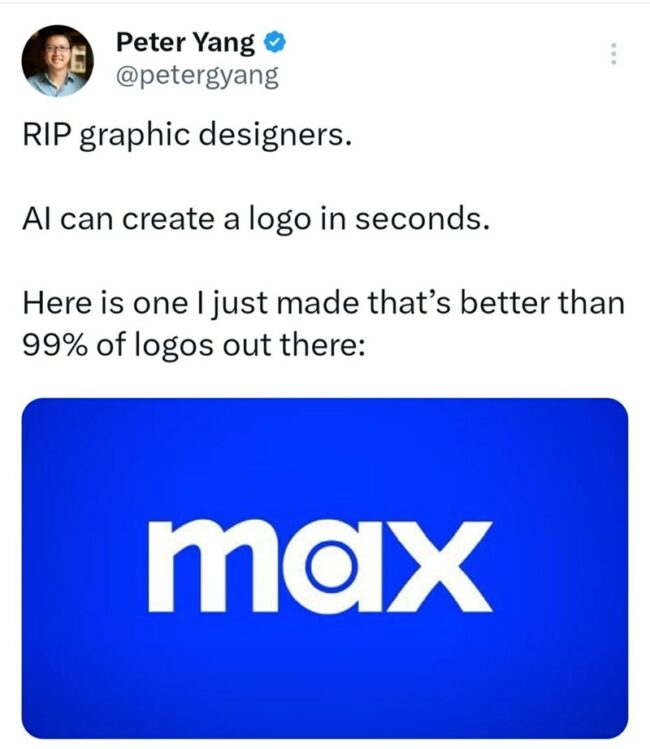 "RIP Graphic Designers" Meme Roasts Awful Logos Being Created By AI ...