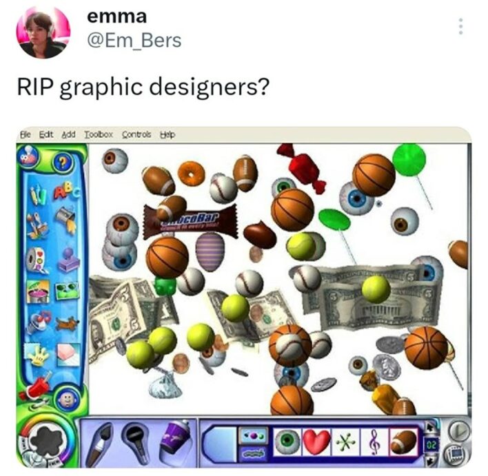 "RIP Graphic Designers" Meme Roasts Awful Logos Being Created By AI ...