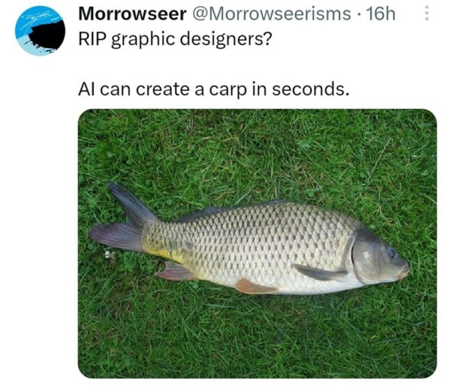 "RIP Graphic Designers" Meme Roasts Awful Logos Being Created By AI ...