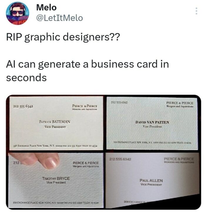 "RIP Graphic Designers" Meme Roasts Awful Logos Being Created By AI ...