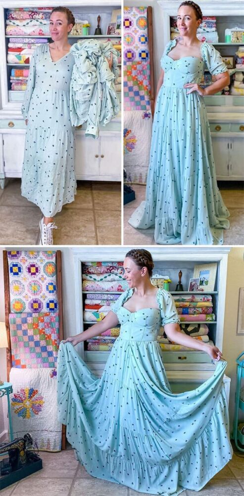 Thrift Store Fashionista Turns Old Clothes Into Stunning Dresses (20 Pics)