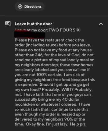 28 Funny DoorDash Texts Between Customers And Drivers