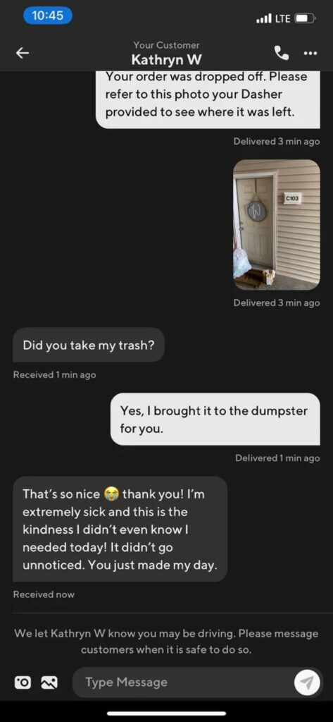 28 Funny DoorDash Texts Between Customers And Drivers