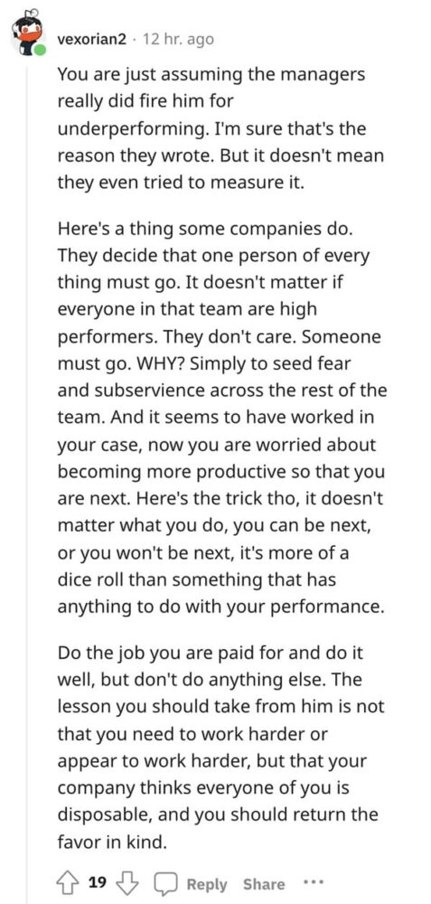 Productive Yet Quiet Programmer Fired For "Underperformance" Despite ...