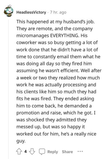 Productive Yet Quiet Programmer Fired For "Underperformance" Despite ...