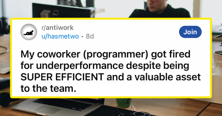 Productive Yet Quiet Programmer Fired For "Underperformance" Despite ...