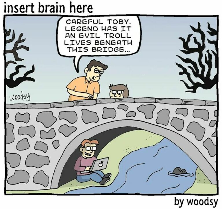 40 Absurd Humor Single Panel Comics From The "Insert Brain Here" Strip By Paul Woods