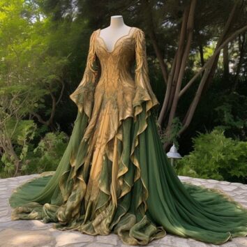 AI Creates Stunning Gowns Inspired By Famous Places In Literature (36 Pics)