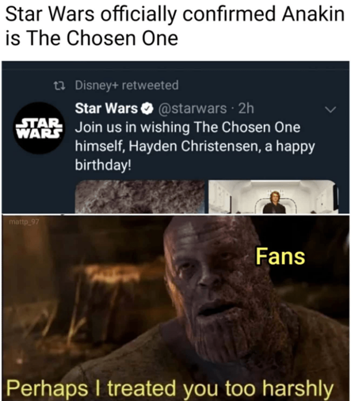 40 Anakin Skywalker Memes That Are Funny No Matter Which Side Of The ...