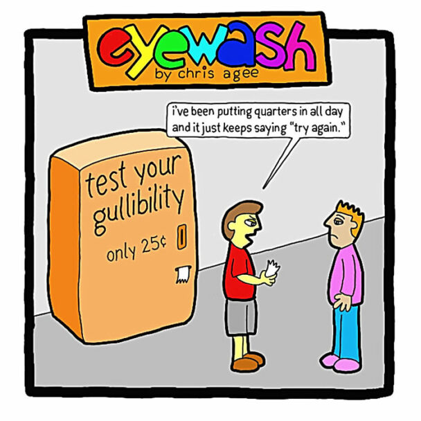 55 Funny And (Mostly) Wholesome One-Panel Comics From "Eyewash" Cartoonist Chris Agee