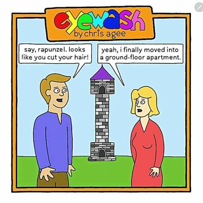 55 Funny And (Mostly) Wholesome One-Panel Comics From "Eyewash" Cartoonist Chris Agee