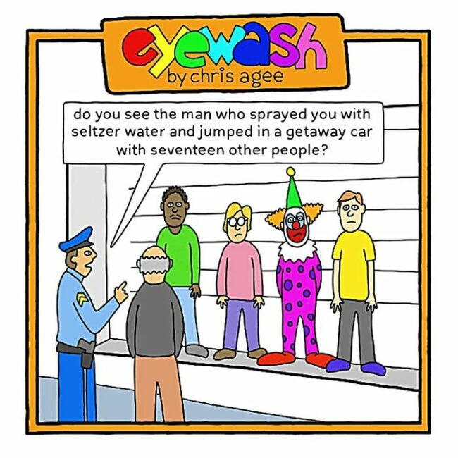 55 Funny And (Mostly) Wholesome One-Panel Comics From "Eyewash" Cartoonist Chris Agee