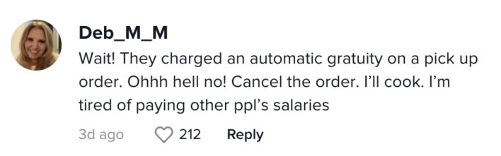 Customer Says This Restaurant Charged Her An Automatic Gratuity On Her ...