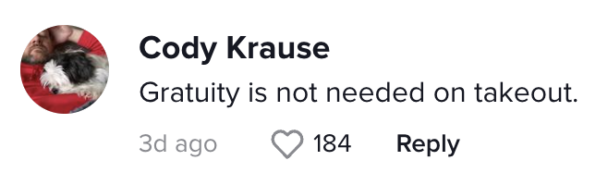 Customer Says This Restaurant Charged Her An Automatic Gratuity On Her ...