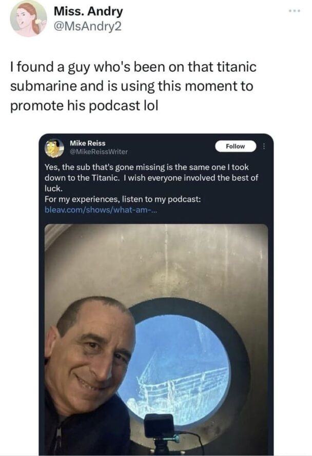 30 Funny "Too Soon" Oceangate Titan Submersible For People With The ...