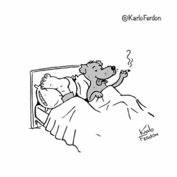 45+ Absurd Minimalist Comics Without Any Words By Humor Artist Karlo Ferdon